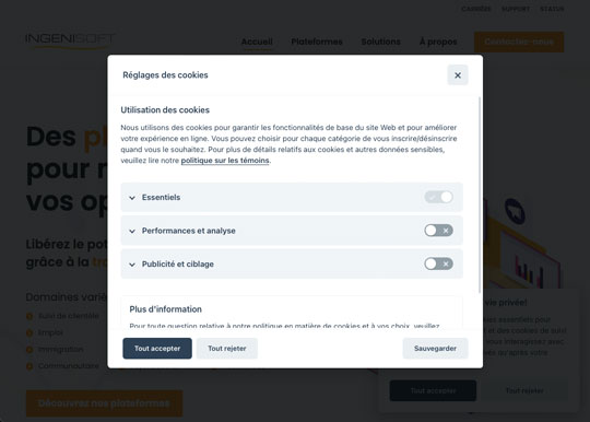 Mise en conformité de votre site Web à la Loi 25 - Ingenisoft